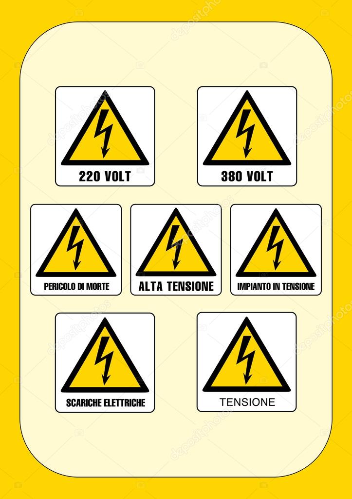 Cartelli Aziendali Pericolo Stock Vector Image by ©pballphoto #28808089