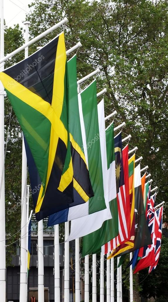 Row of Flags — Stock Photo © elm98 #14485745