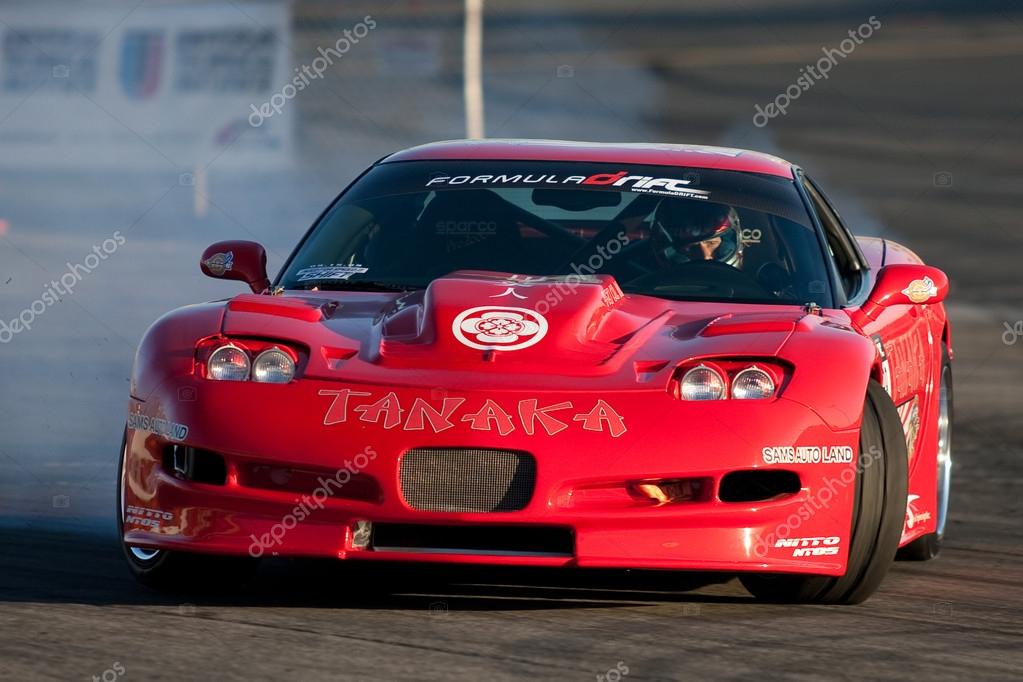 El piloto de Tanaka Racing Alex Pfeiffer compite en Toyota Speedway ...