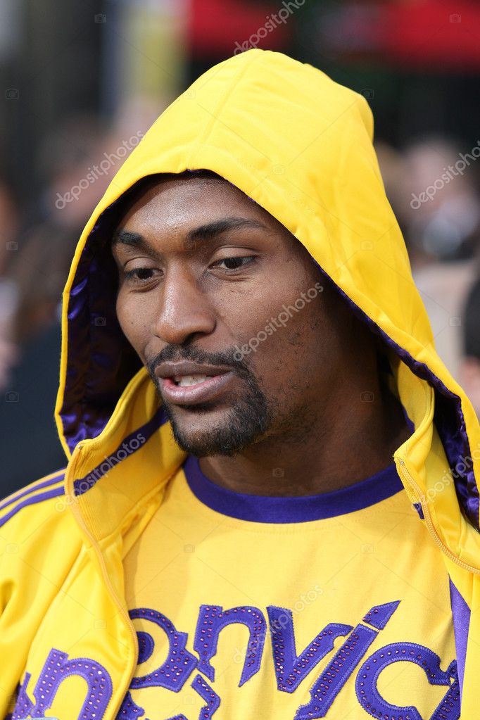 NBA Laker Ron Artest attends The Twilight Saga Eclipse Los Angeles ...