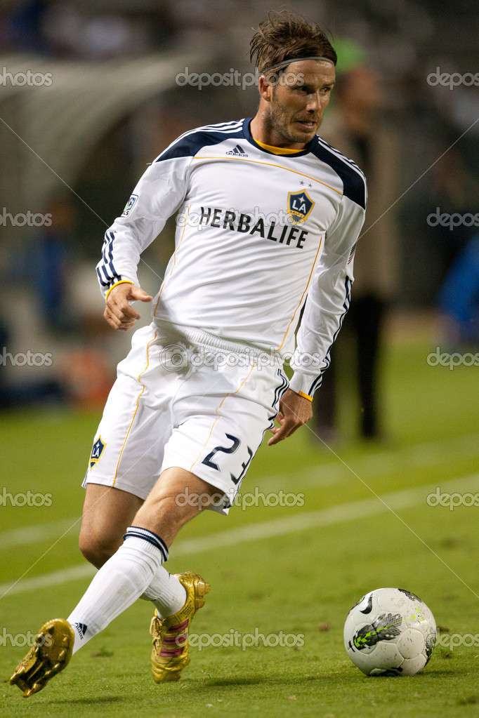 David Beckham during the game – Stock Editorial Photo © photoworksmedia ...