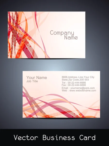 Presentation of visiting card design Stock Vector by ©Creativehat 28960931