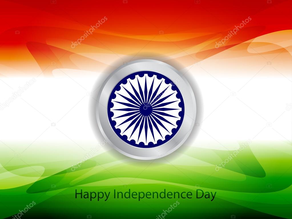 Beautiful Indian flag design Stock Vector Image by ©Creativehat #14332855