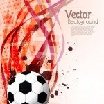 Creative football background with colorful modern design. Stock Vector ...