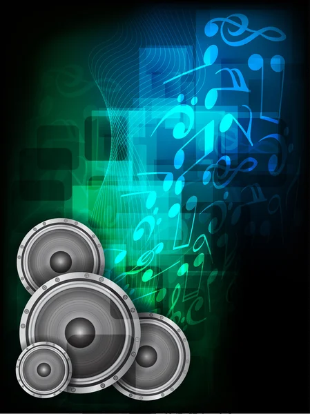 Abstract music theme modern designed background with loudspeakers ...