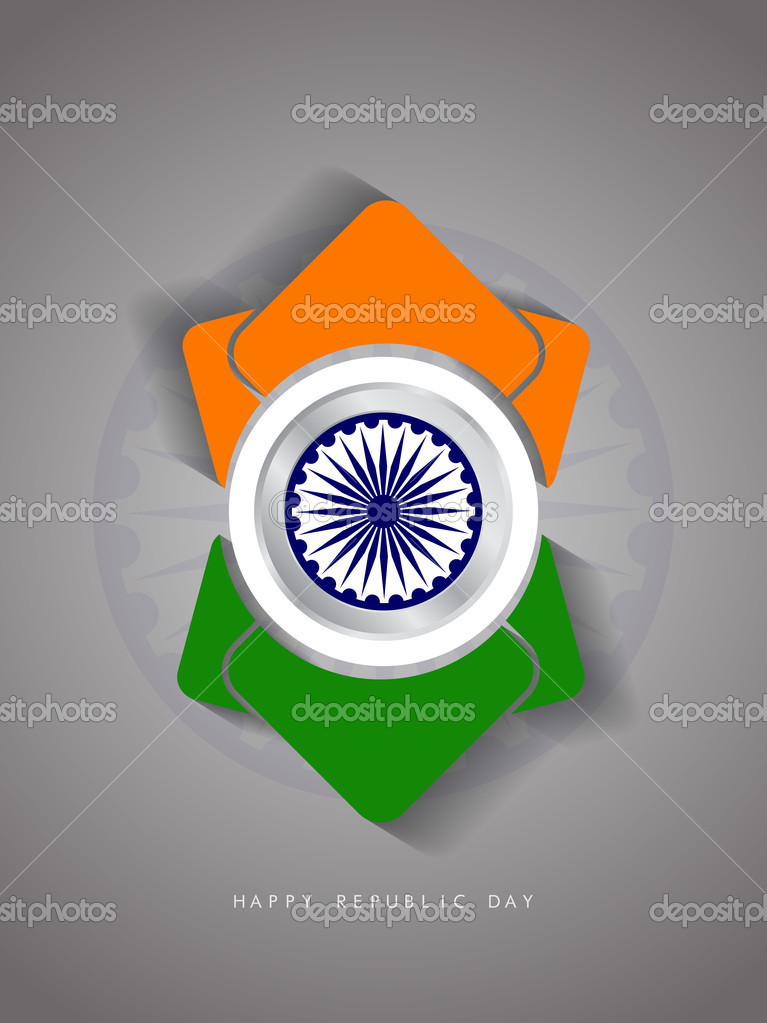 Creative modern Indian flag vector design art. Stock Vector Image by ...