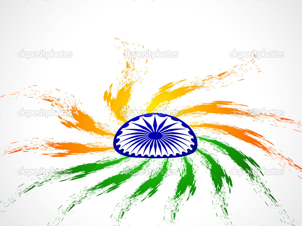 Beautiful Indian flag theme design. Stock Vector by ©Creativehat 29868461