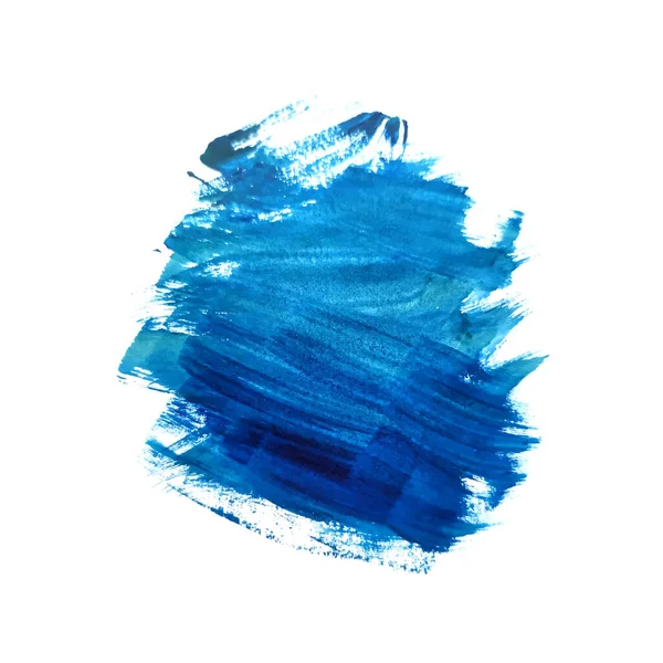 Modern Blue Watercolor Splash Brush Stroke Design Vector Stock Vector ...