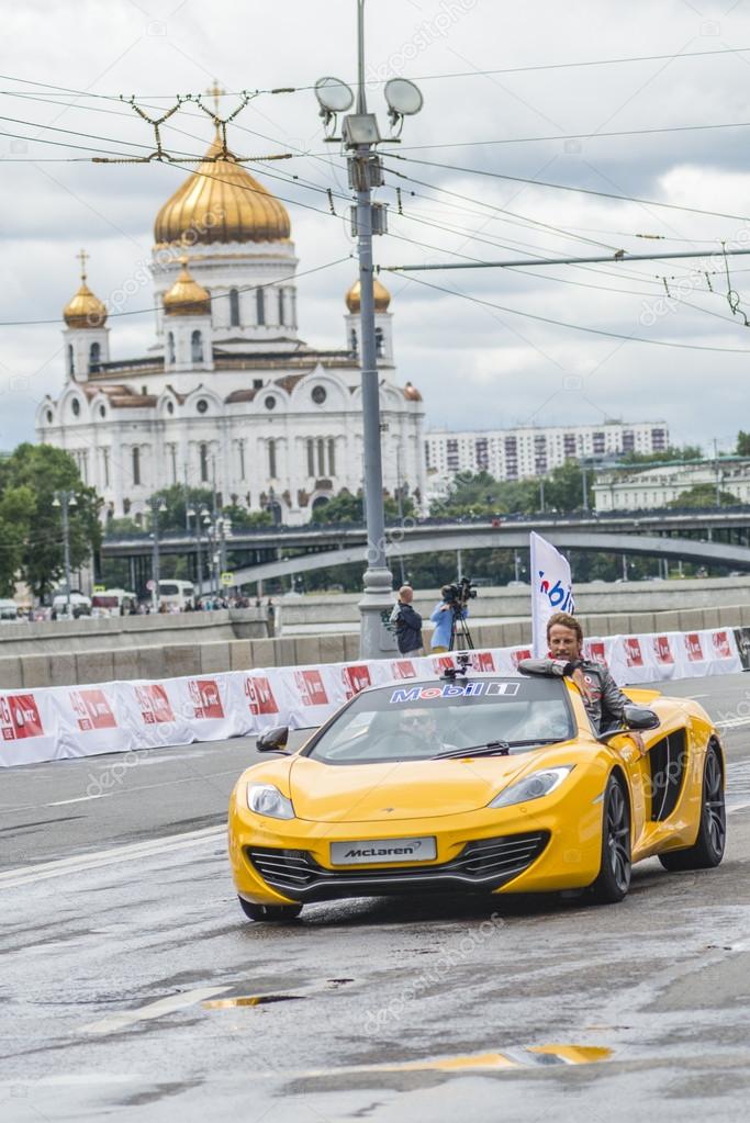 Professional F1 Racing driver Jenson — Stock Editorial Photo ...