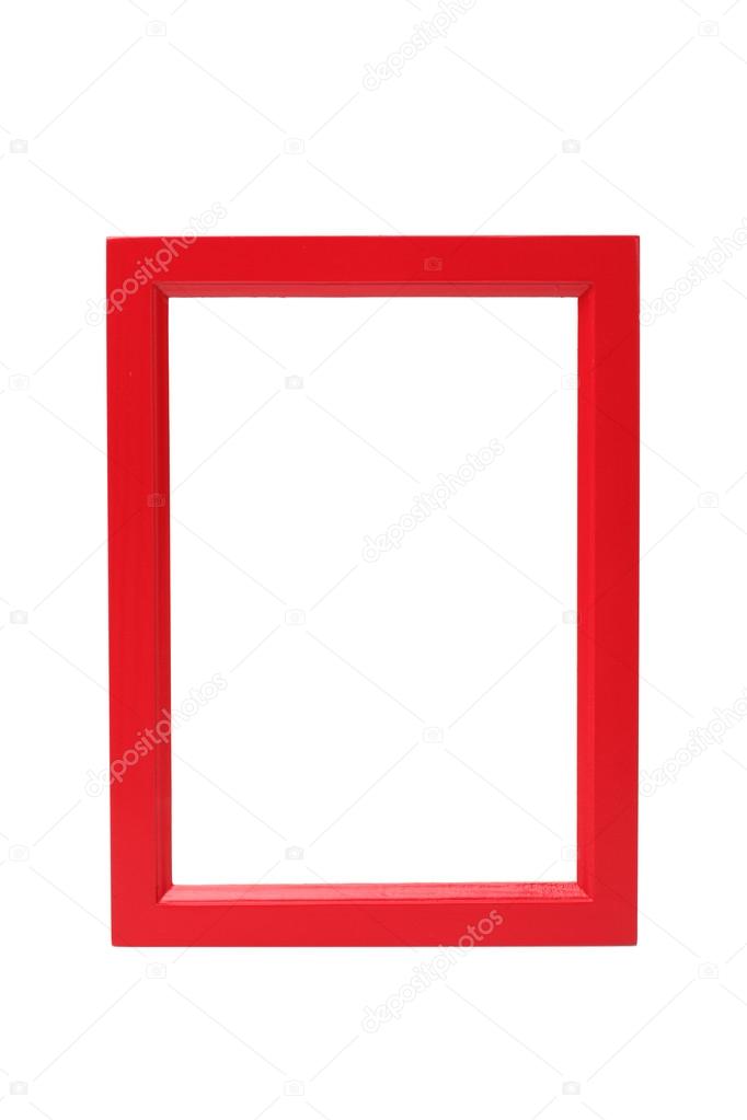 Red Picture frame — Stock Photo © jianghongyan #32869209