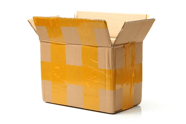 Old carton box Stock Photo by ©jianghongyan 42641265