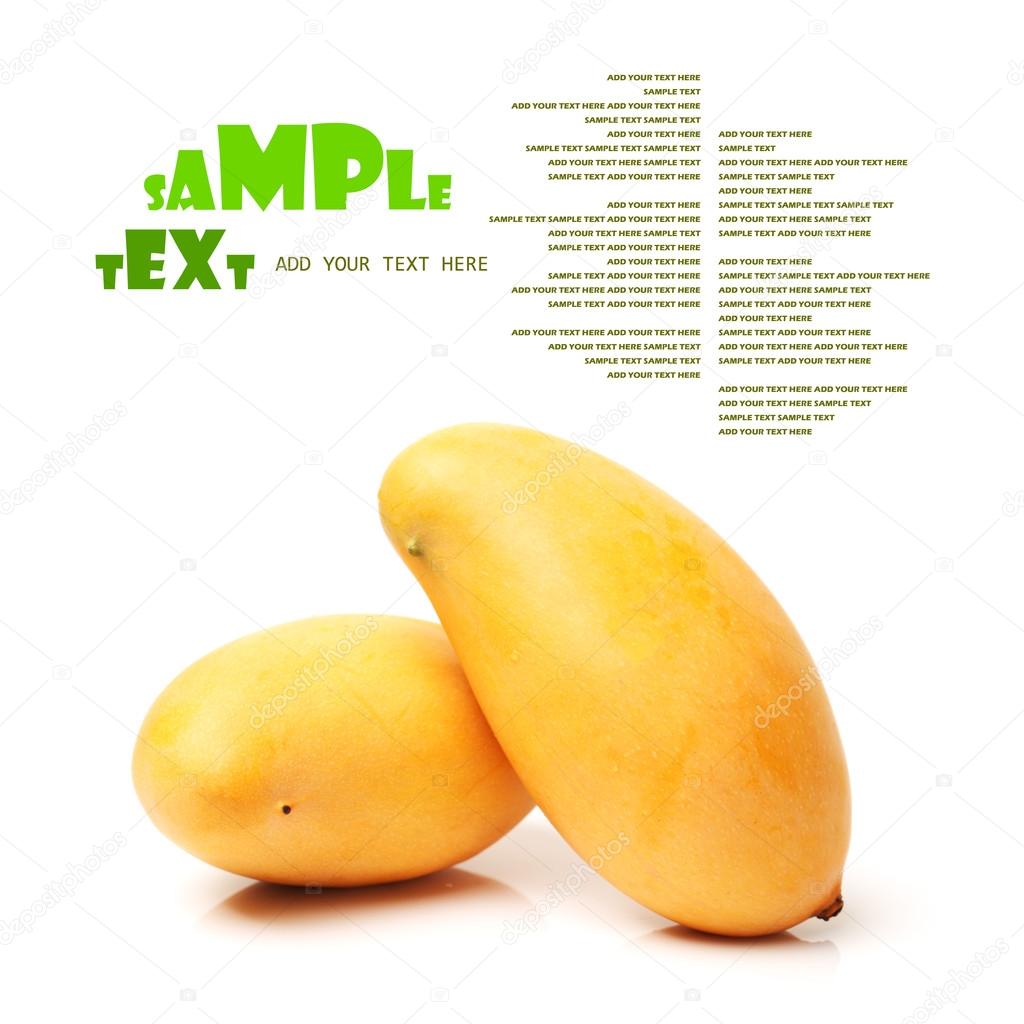 Yellow mango Stock Photo by ©jianghongyan 43539647
