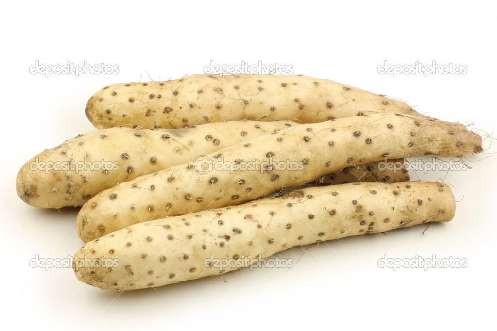 Whole chinese yam Stock Photo by ©jianghongyan 45000039