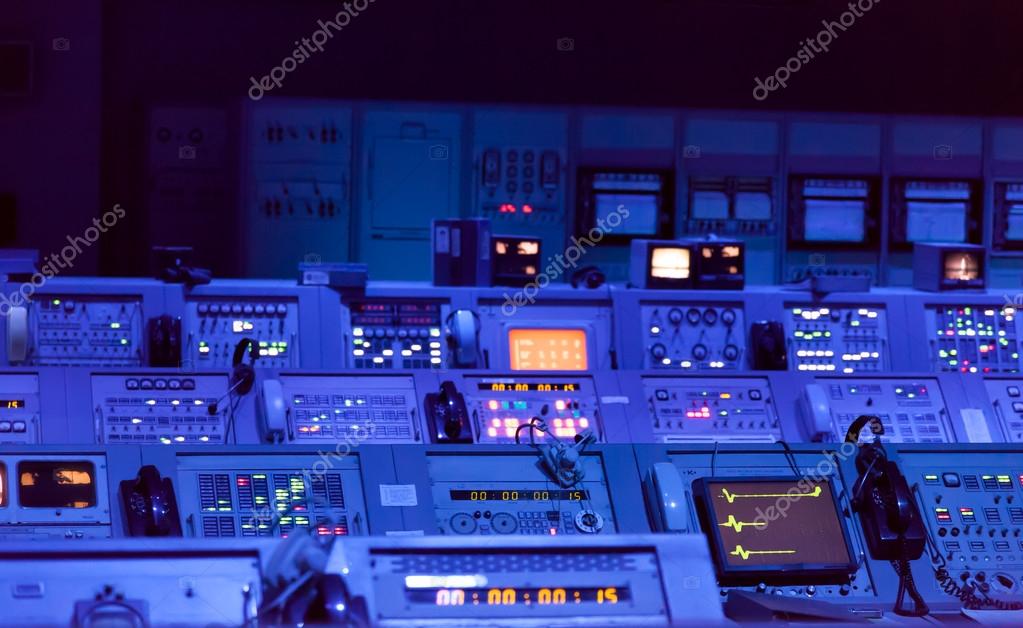 Control panels underground bunker — Stock Photo © reicaden #14324079