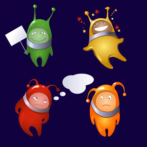 Cartoon Alien Vector Graphics | Everypixel