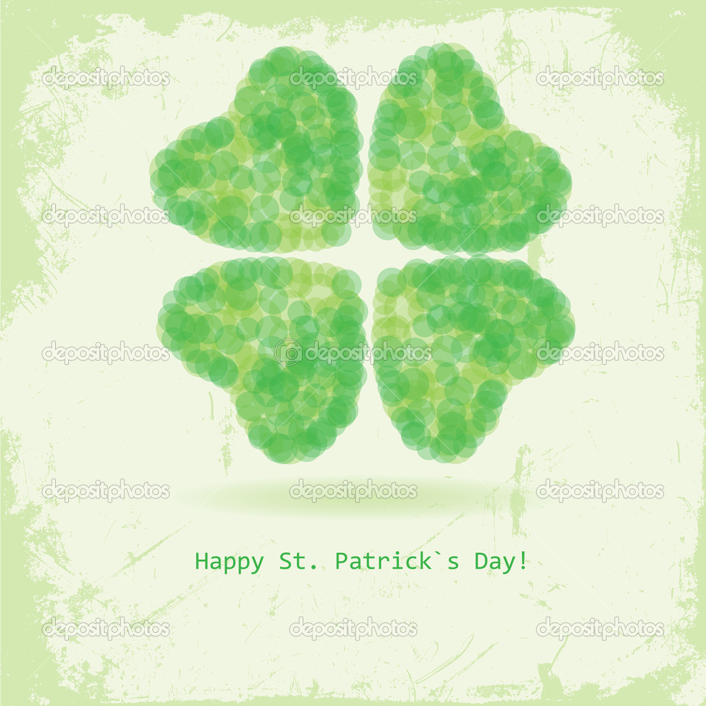 Fondo de trébol Vector de stock por ©ajjjgul 19203401