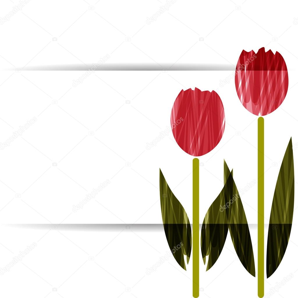 Stylized tulips Stock Vector Image by ©ajjjgul #21213063