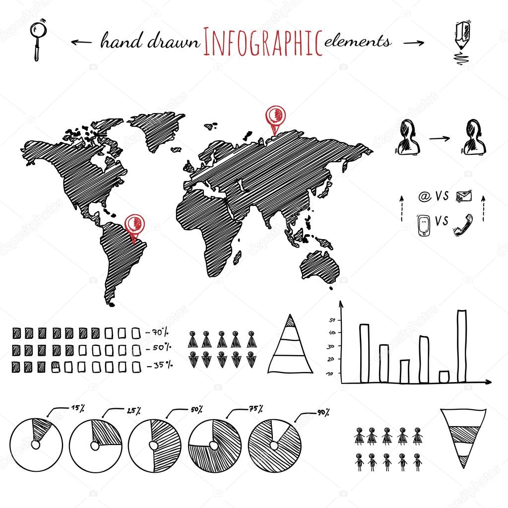 Sketch infographic Stock Vector Image by ©ajjjgul #46623085