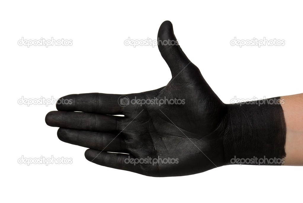 Black hand Stock Photo by ©Nelosa 14619221