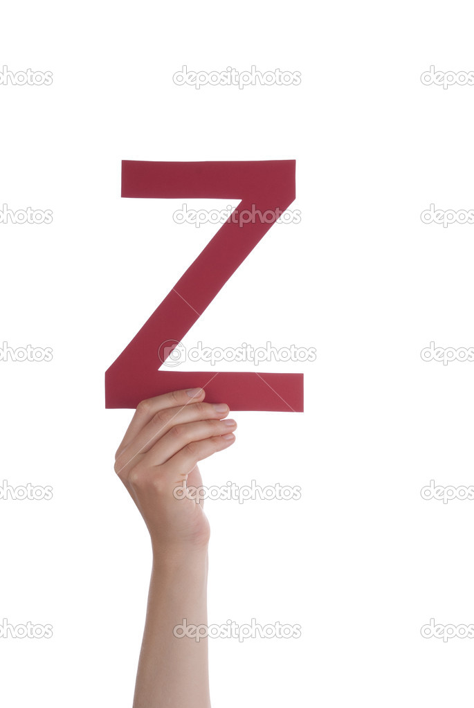 Hand With Z — Stock Photo © Nelosa #32463153