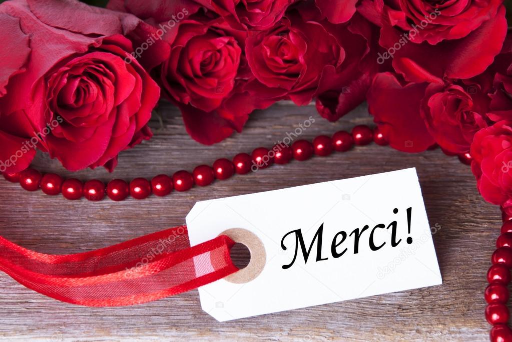 Rosy Background with Merci Stock Photo by ©Nelosa 38730145