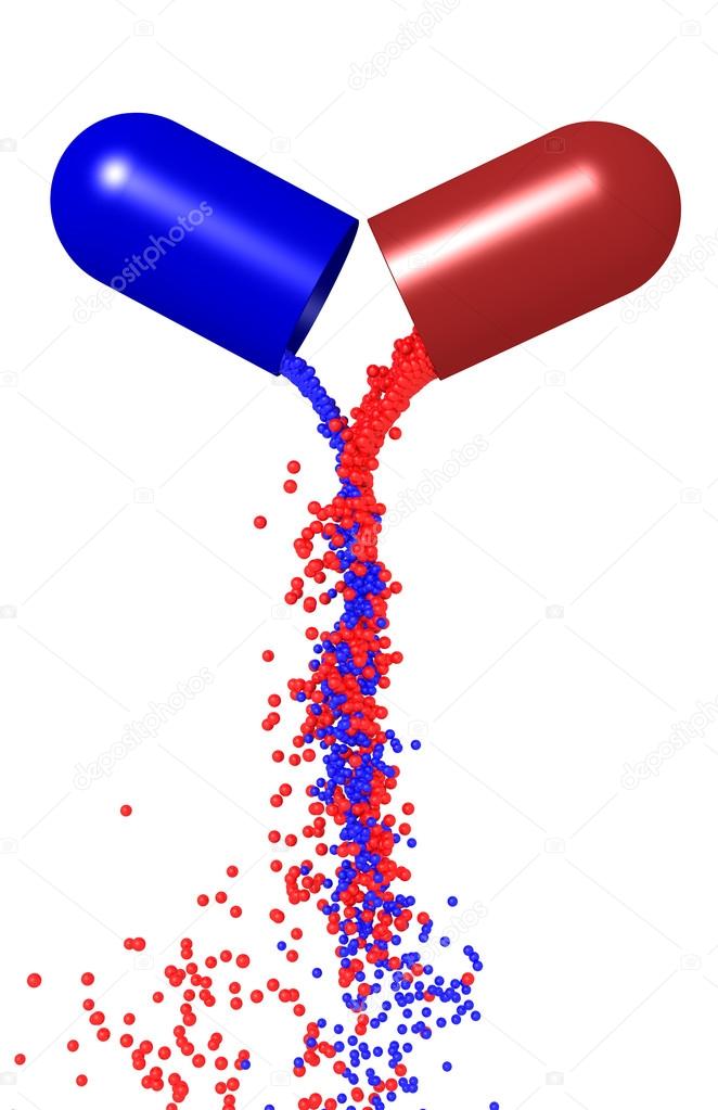 Cápsula de um medicamento — Fotografias de Stock © medvedikov #16219247