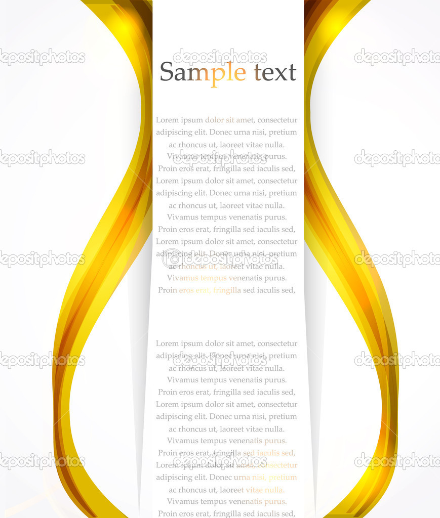 Vector tender background. Golden wave Stock Vector Image by ©YasnaTenDP ...