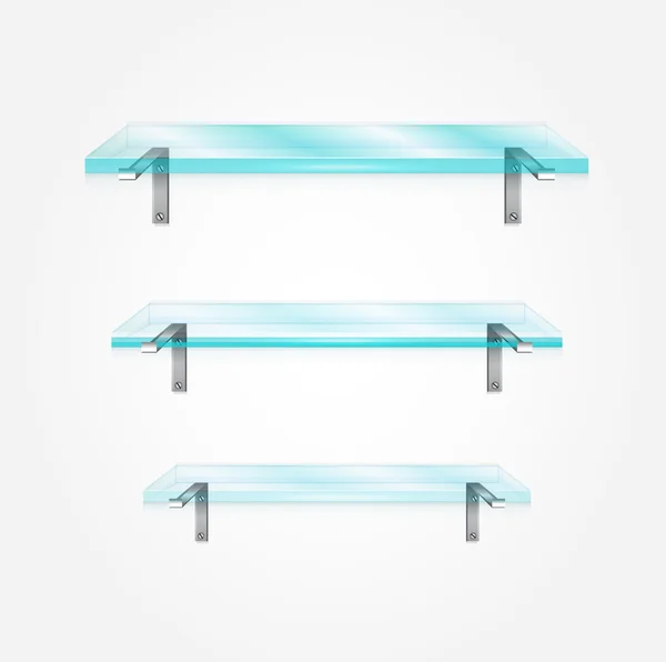 Vector glass shelves Stock Vector Image by ©YasnaTenDP #17594375