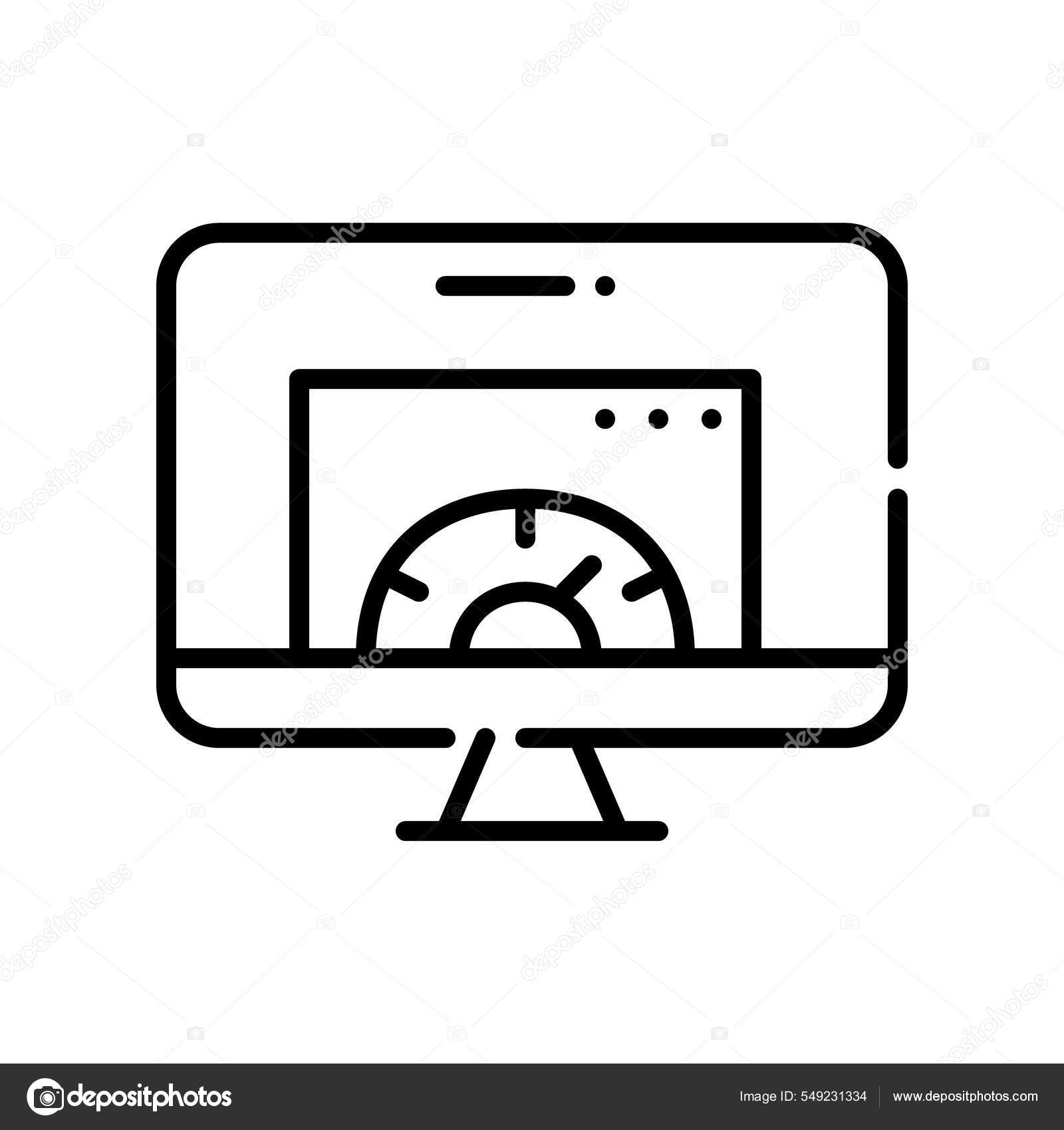Website traffic and speed. Pixel perfect, editable stroke icon Stock Vector Image by ©YasnaTenDP ...
