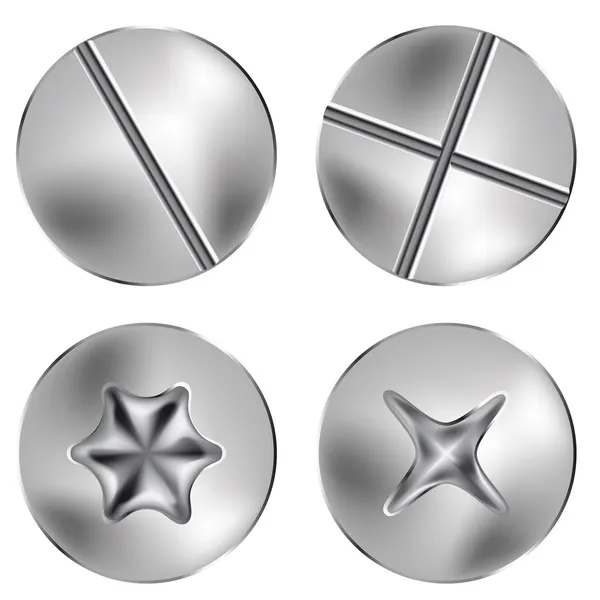 ᐈ Screw head stock vectors, Royalty Free screw head clip art ...