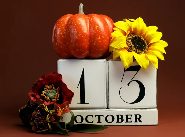 Seasonal Save the Date calendar for individual October date - Stock ...