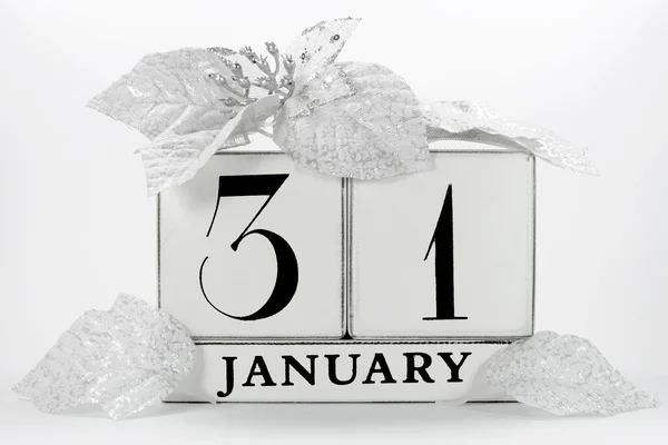 Save the date vintage shabby chic calendar for January 12 — Stock Photo ...