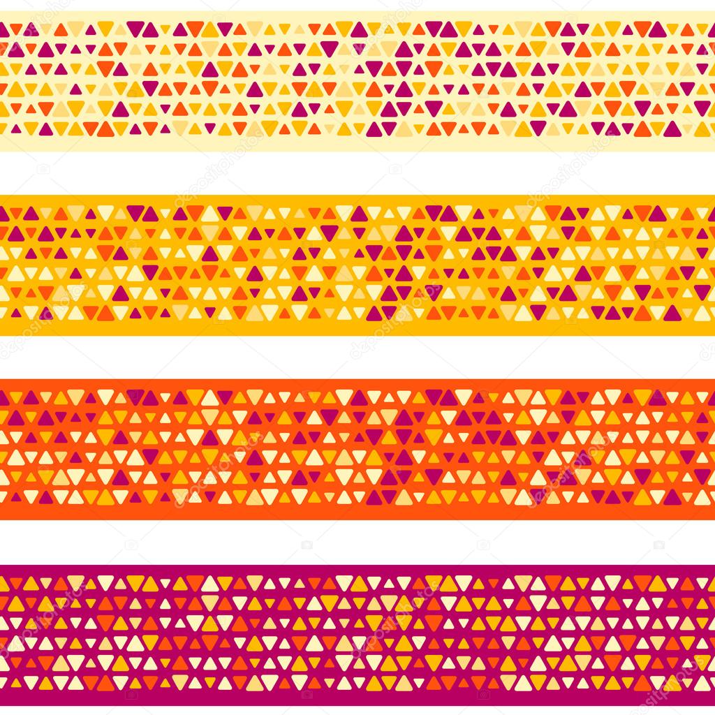 Seamless patterned borders with small spots Stock Vector Image by ...