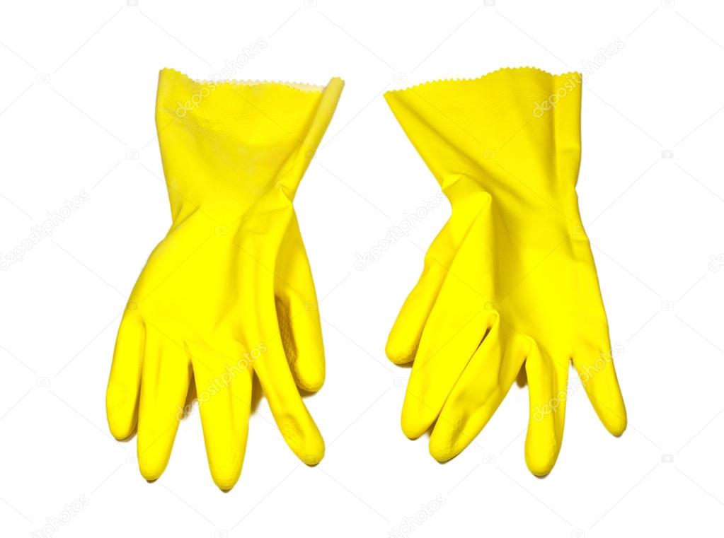 Yellow gloves Stock Photo by ©Ispace 20402947