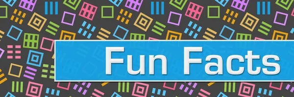 Fun Facts Text Written Dark Background Green Circular Element — Stock ...