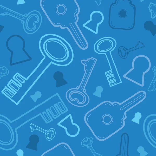 Keys line art vertical seamless pattern background border Stock Vector ...