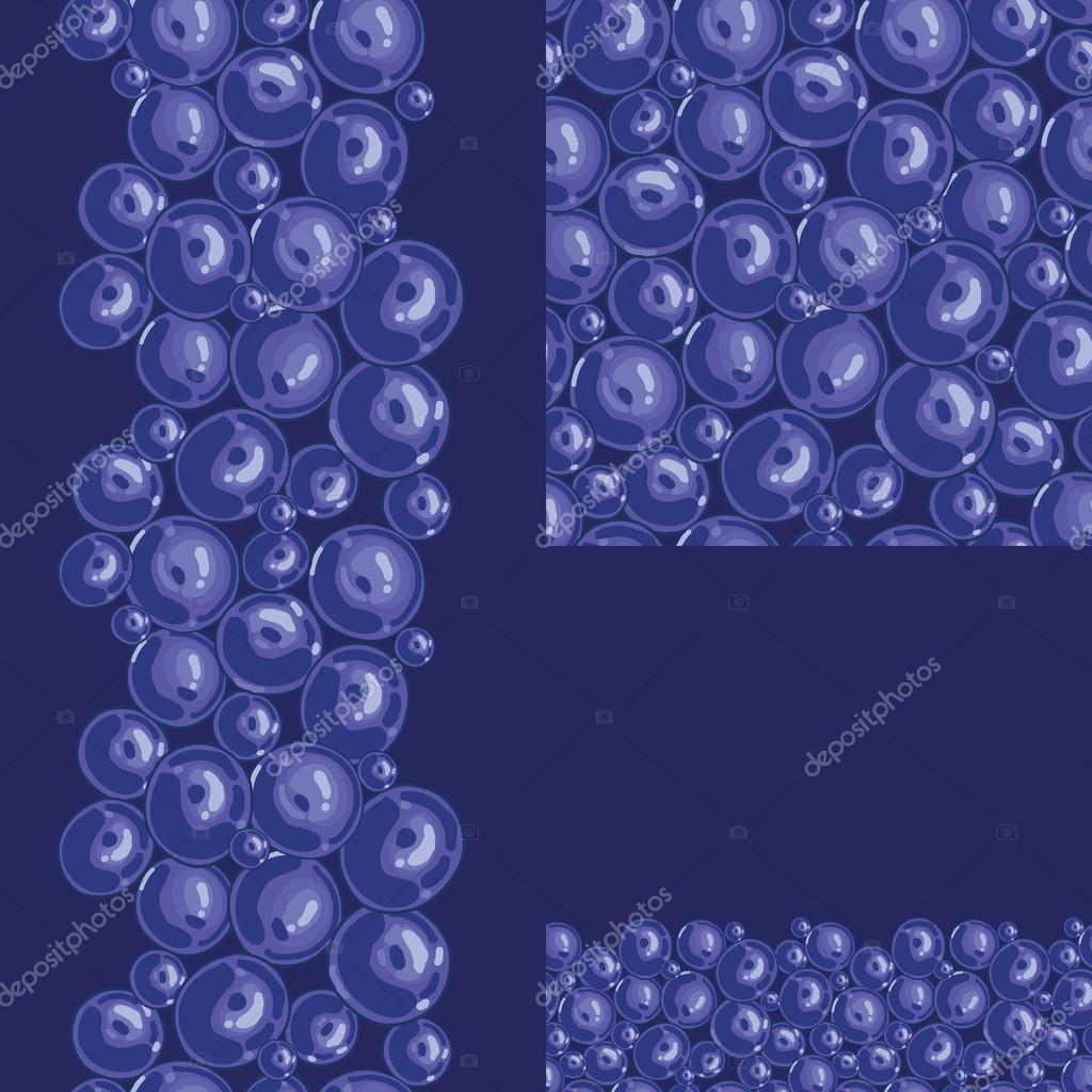 Blueberries seamless pattern background Stock Vector Image by ...