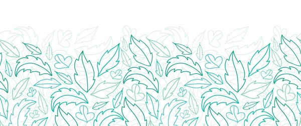 Seashells line art horizontal seamless pattern background border Stock ...