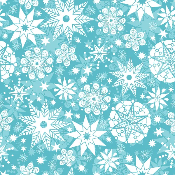 Snowflake Texture Seamless Pattern Background Stock Vector Image by ©OksanciaArt #15429551