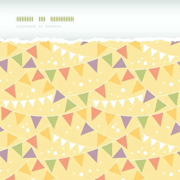 Party Decorations Bunting Horizontal Torn Seamless Pattern Background ...