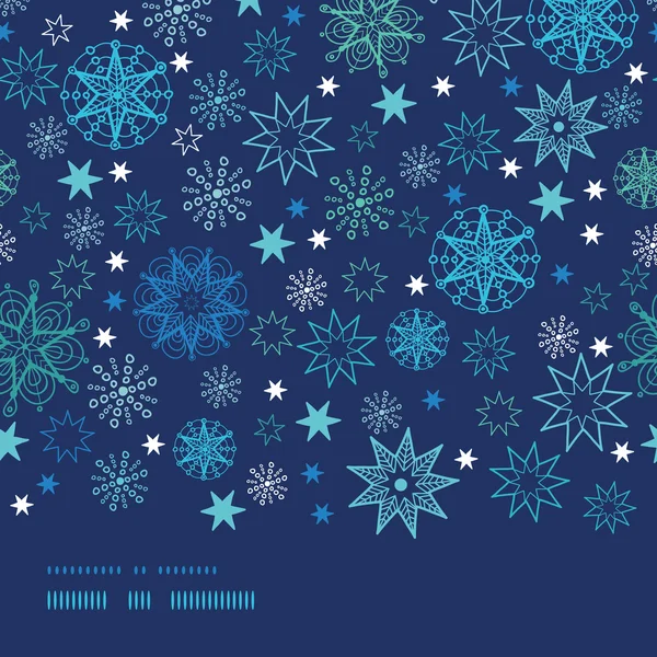 Golden Snowflakes Vertical Seamless Pattern Background Border Stock Vector Image by ©OksanciaArt ...