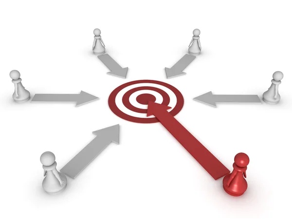 Targeted Marketing - Flowchart of groups — Stock Photo © iqoncept #2075903