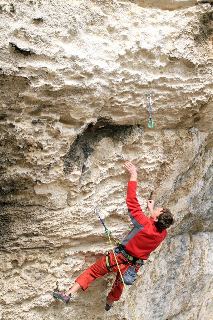 Rock climber Stock Photo by ©vetal1983 24223425