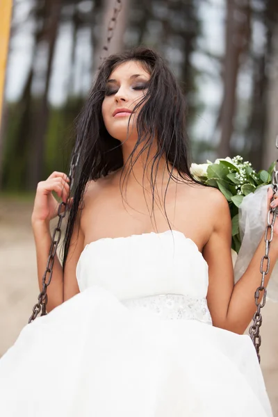 Runaway bride — Stock Photo © kirillica #14909039