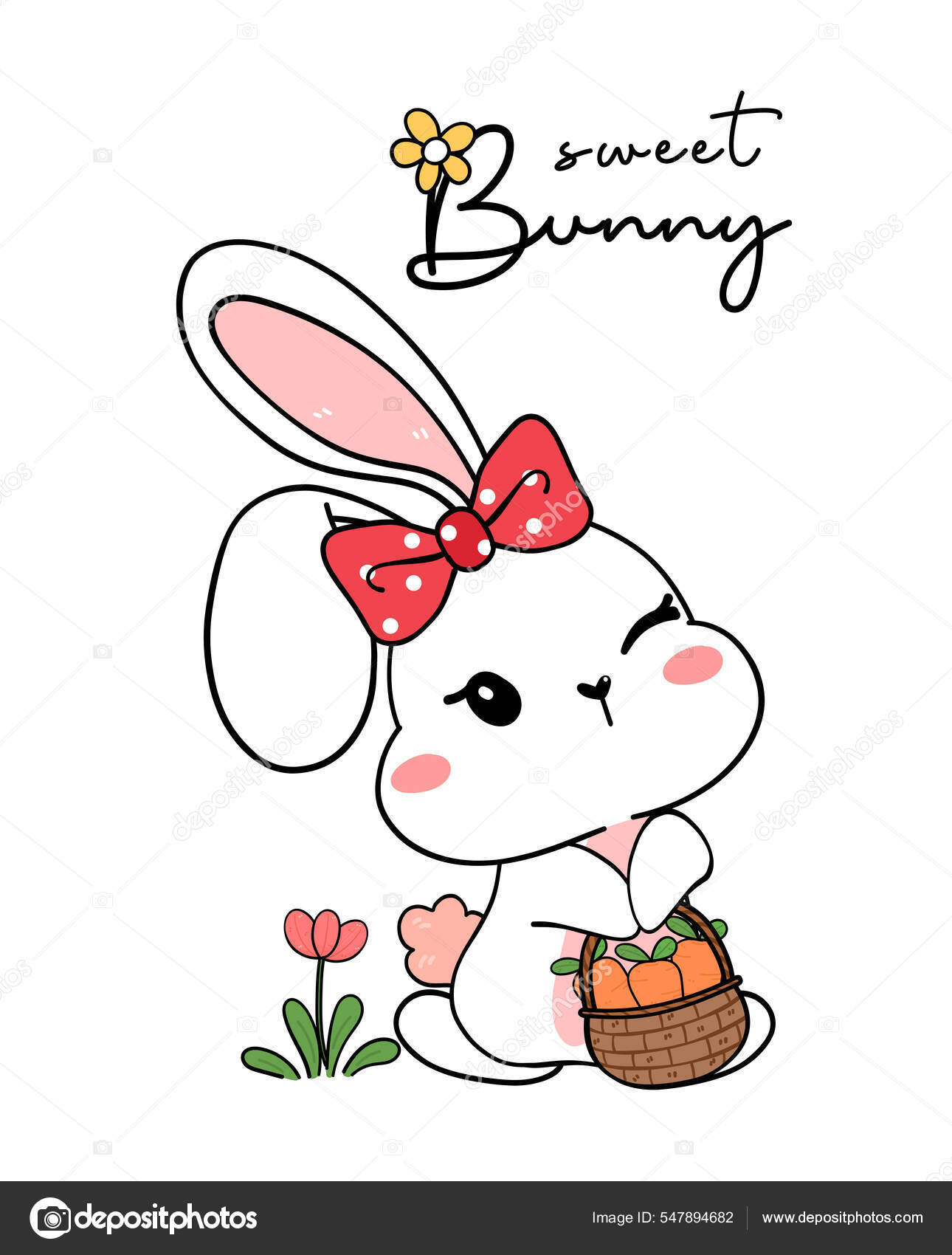Baby Bunny Rabbits Drawing