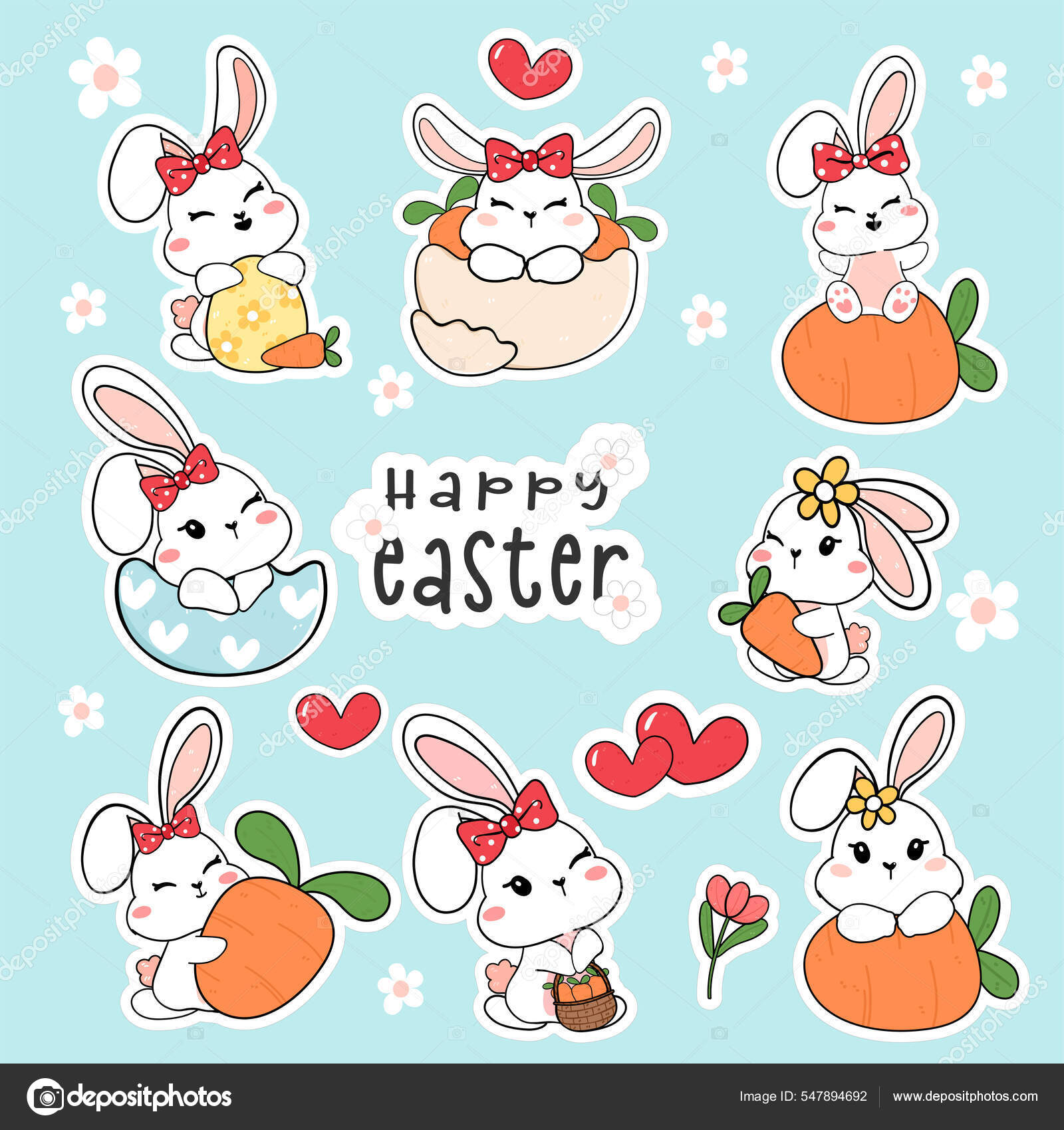 Baby Bunny Rabbits Drawing