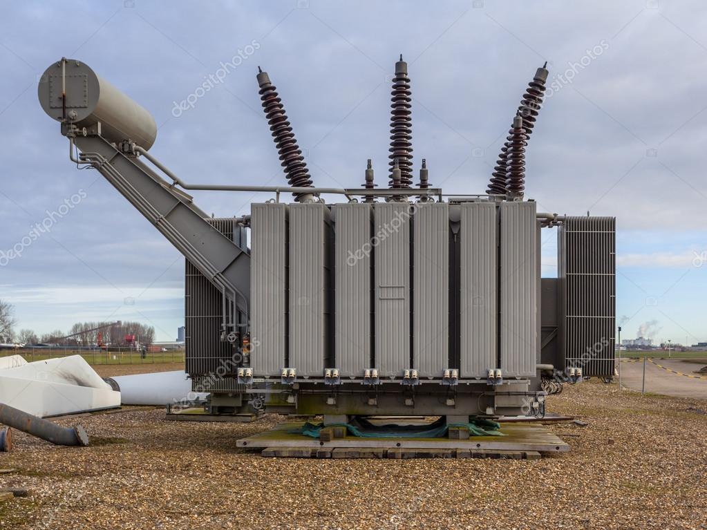 Transformation Unit for High Voltage Electricity Stock Photo by ...