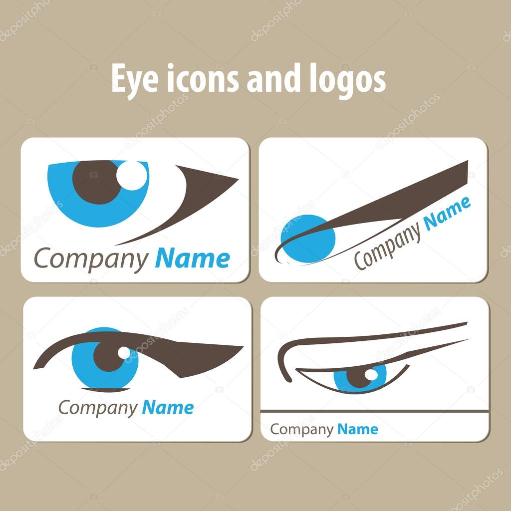 Eye icons and logos Stock Vector by ©Sabelskaya 16248873