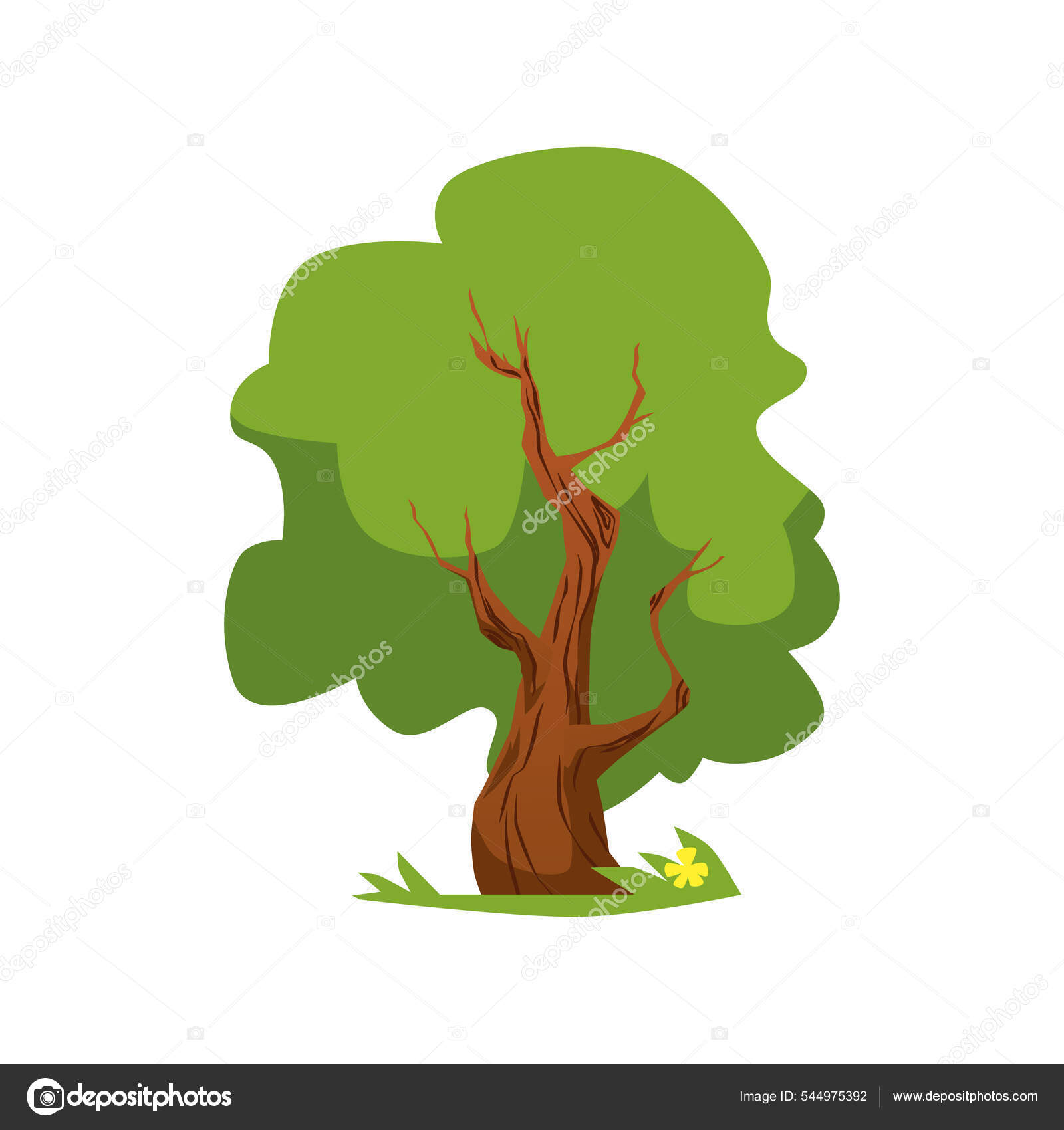 Dibujo De Arbol De Verano