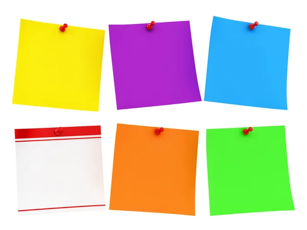 A different color post it notes — Stock Photo © Supertrooper #3203583